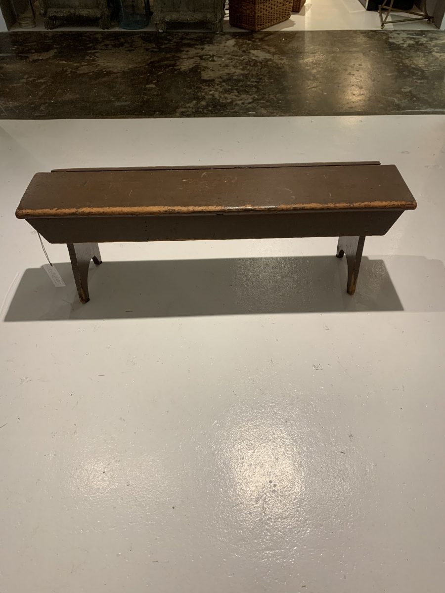 Rustic Farmhouse bench. Painted farm stlye Antique wood bench