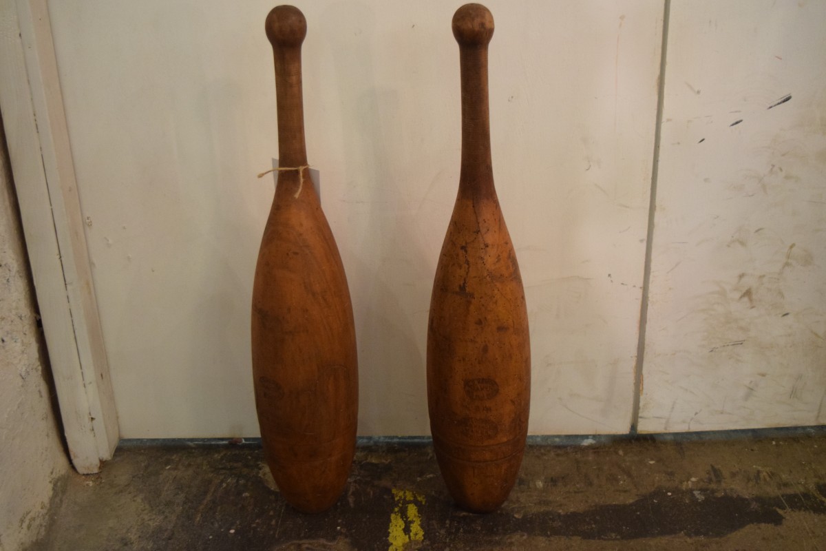 Antique Indian Exercise Clubs - Antiques, Vintage & Mid-Century by Mark ...